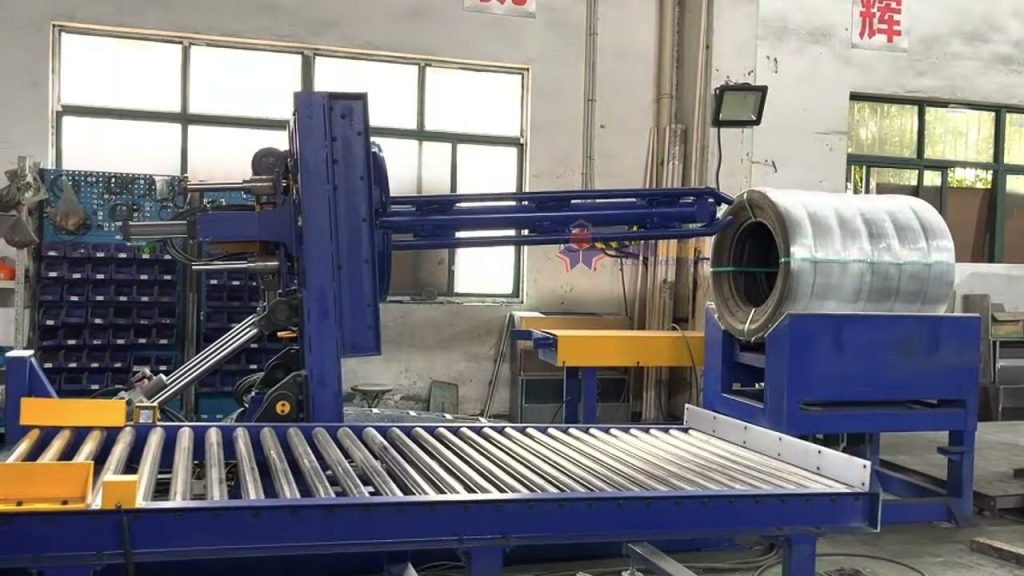 Steel Wire Coil Strapping and Packaging Automation