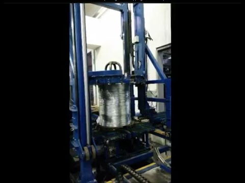 Wire Coil Compacting and Strapping System