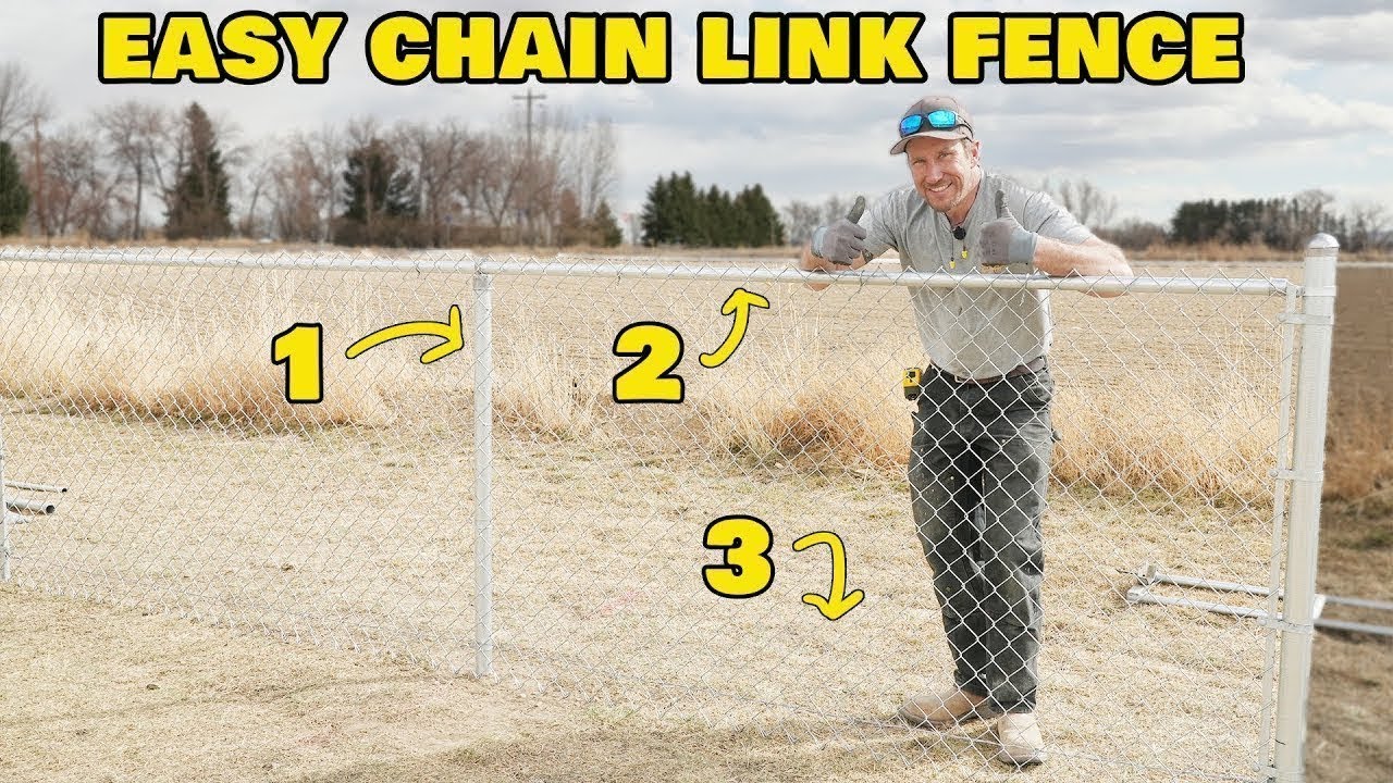 How to Easily Install a Chain Link Fence