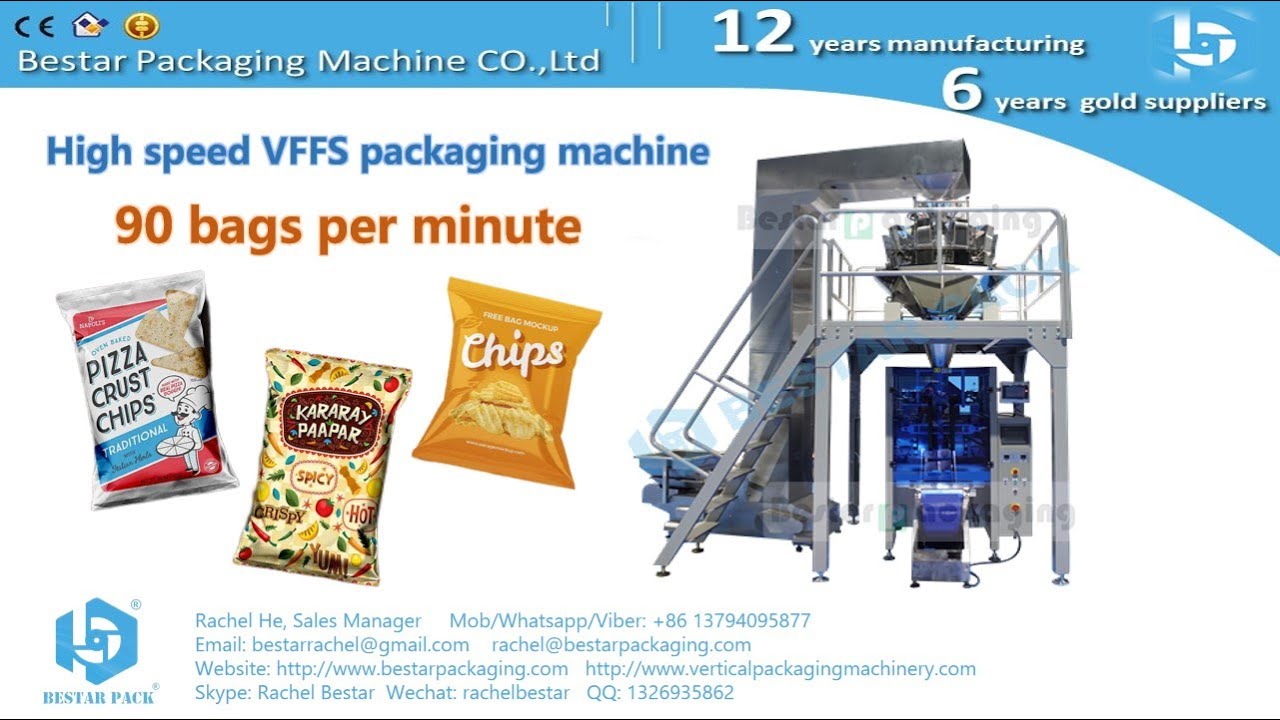 "Efficient and Reliable High-Speed Vertical Form-Fill-Seal Packing Machine"