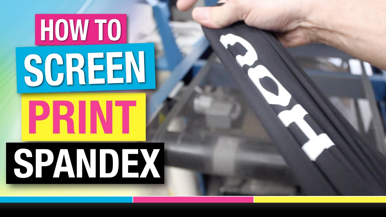 "Crafting High-Quality Screen Prints on Spandex with Stretch Additive Mix"