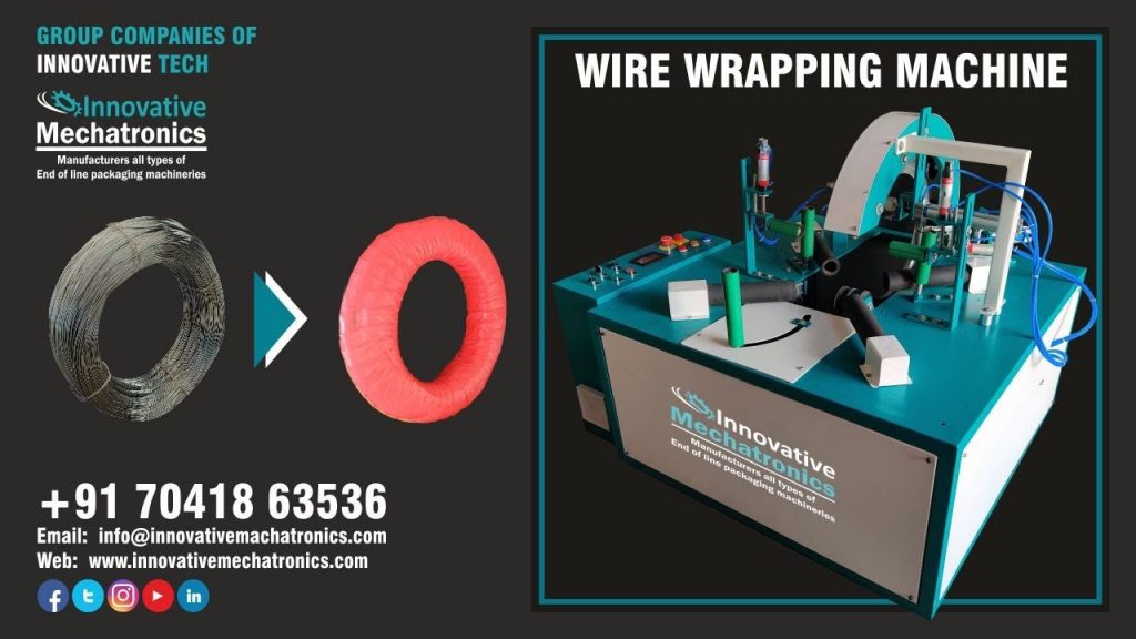 Wire Binding Coil Stretch Wrapping Machine