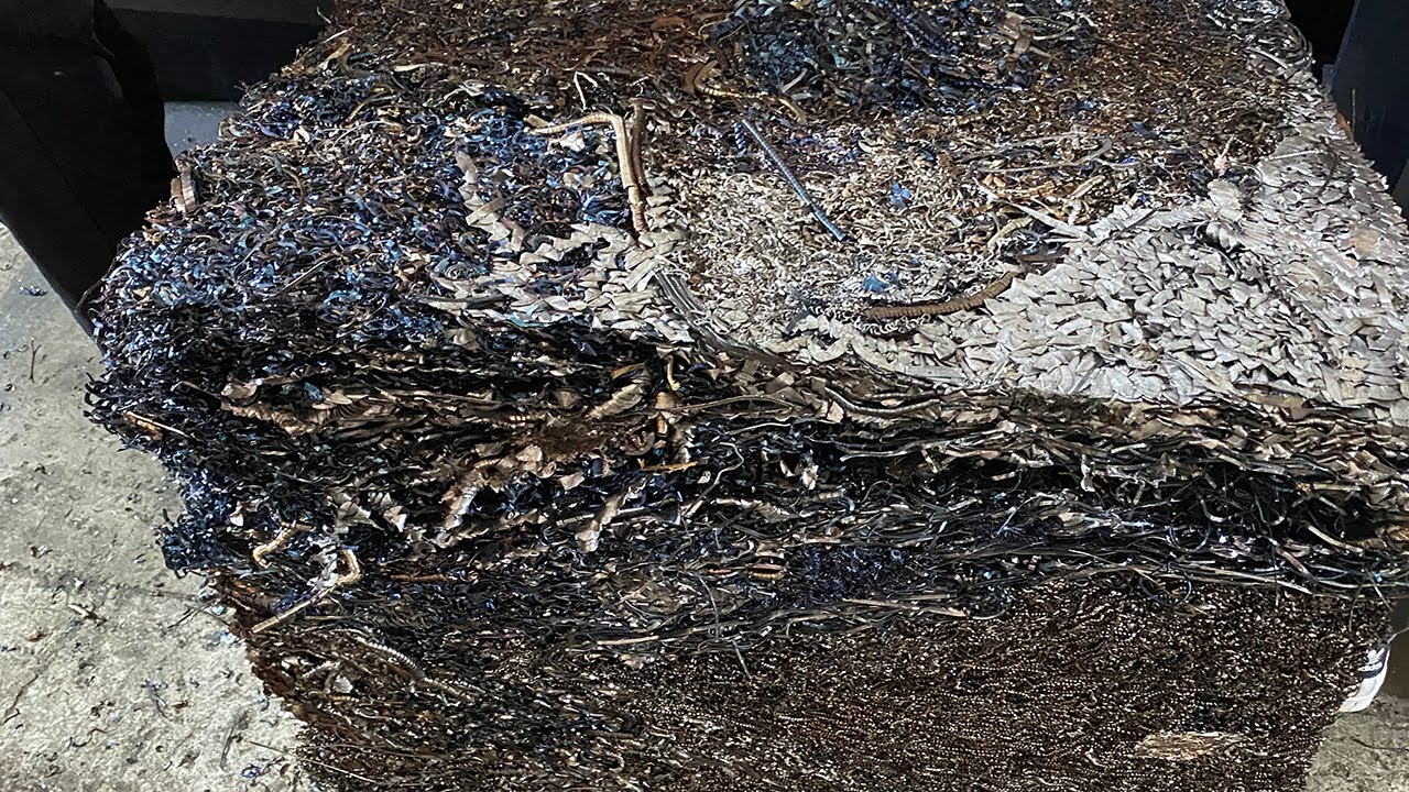 "Revamped Compress Machine for Scrap Metal"