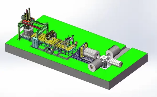 Steel sheet inverter – coil upender