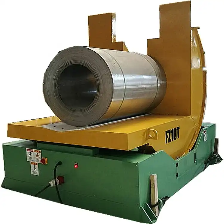 Steel sheet inverter machine – coil upender
